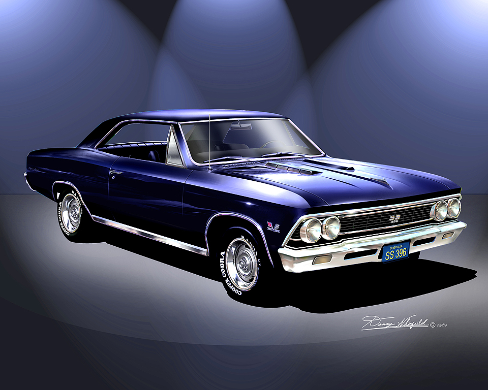 1966-1967 Chevrolet Chevelle art prints by Danny Whitfield